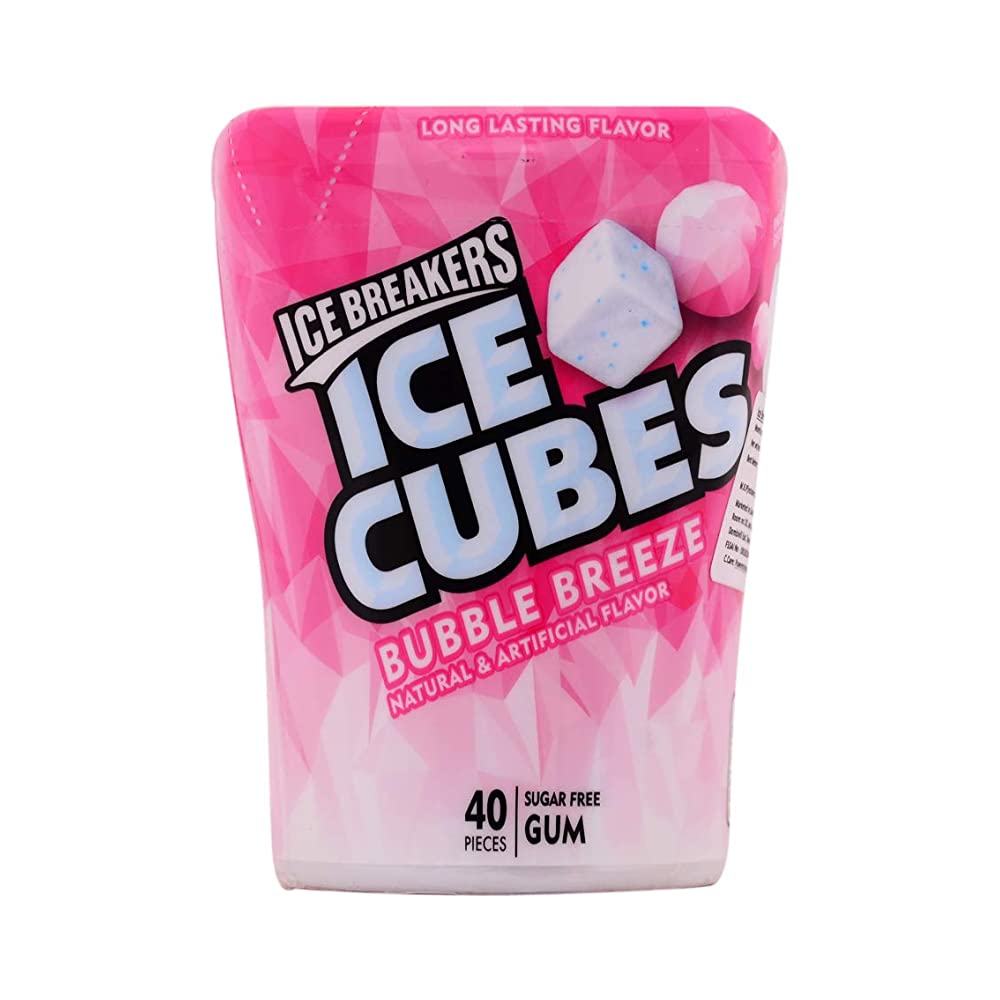 Shop Ice Breakers Ice Cubes Sugar Free Gums Bubble Breeze 40 Pieces